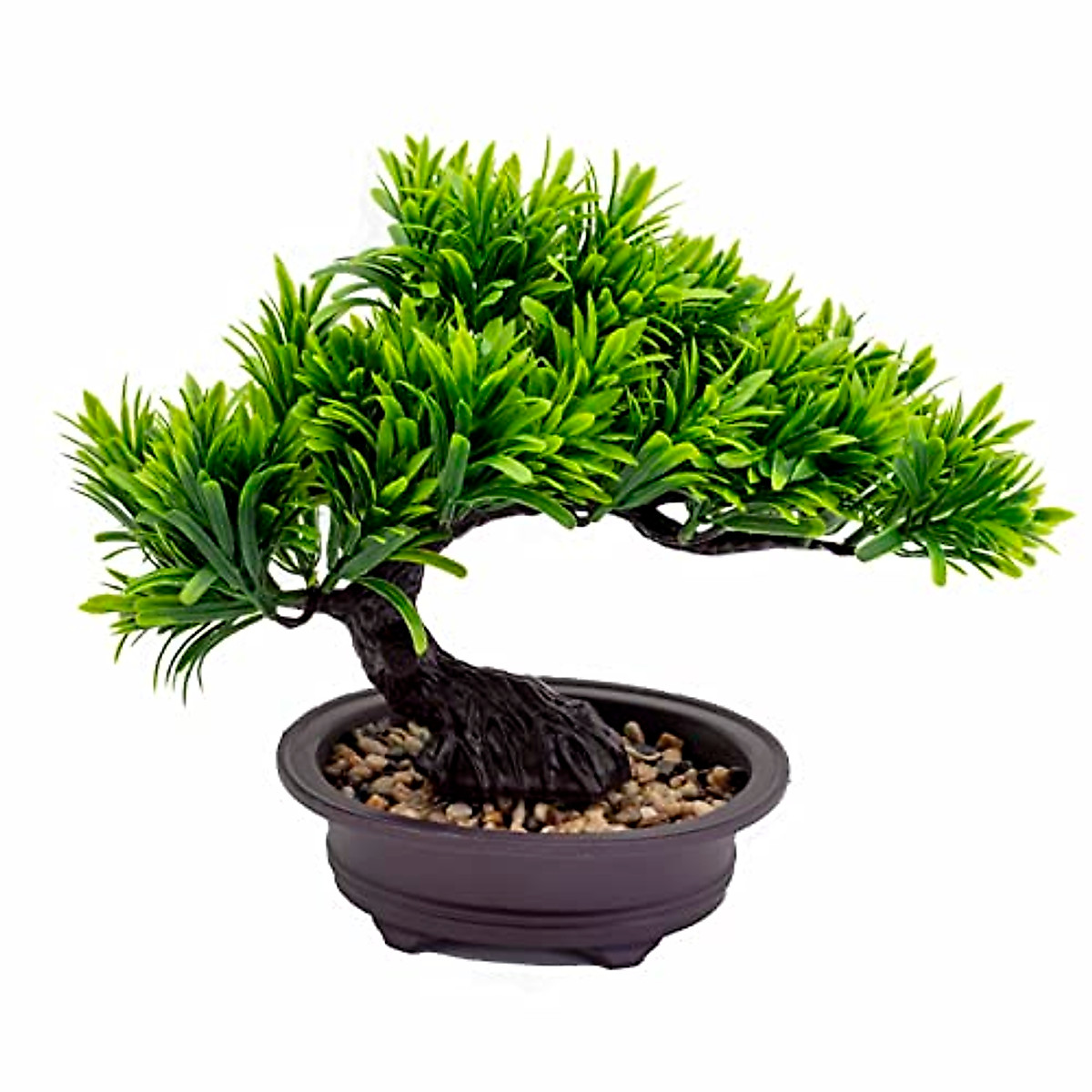 Artificial Bonsai Pine Tree Artificial Plant Decoration, Potted Artificial House Plants, for Decoration, Desktop Display