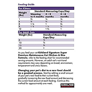 Kirkland Signature Super Premium Maintenance Cat Food