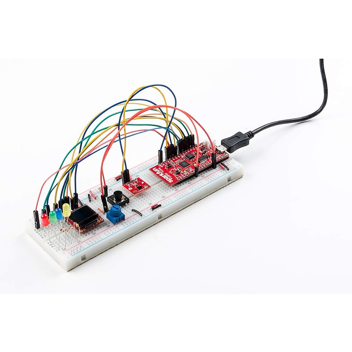 SparkFun ESP32 Thing Developement Board WiFi & microcontroller Compatible with Bluetooth for IoT & prototyping Projects w/Integrated LiPo Battery Charger 4MB Flash Memory 3 to 3.6V Operating Range