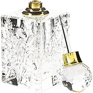 Crystal Perfume Bottle Set, Vintage Style (2 Pack)