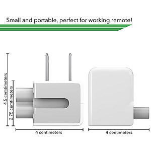 Apple Compatible Adapter - Side-Facing, USB-C, MagSafe, MagSafe 2 - Efficient Charging for MacBook Pro, Air