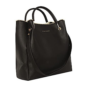 Alexis Bendel Women’s Vegan Leather Multi-Style Shopper Tote Handbag