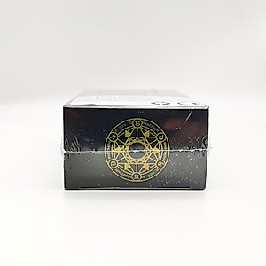 Smoostart 78 Tarot Cards with Guidebook, Holographic Tarot Cards Deck Future Telling Game with Colorful Box for Beginners and Professional Player