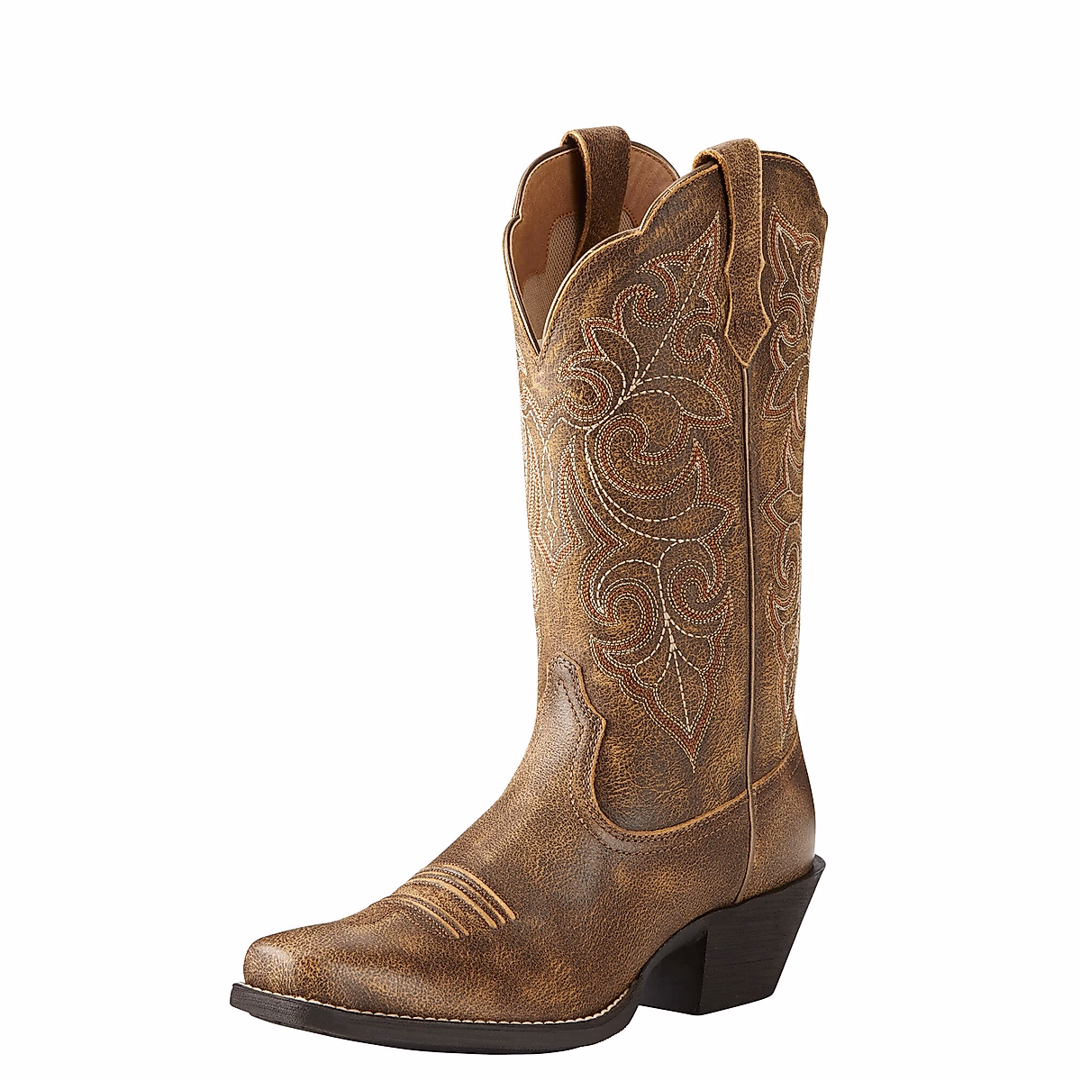 Ariat Womens Round Up Square Toe Western Boot Vintage Bomber 6.5