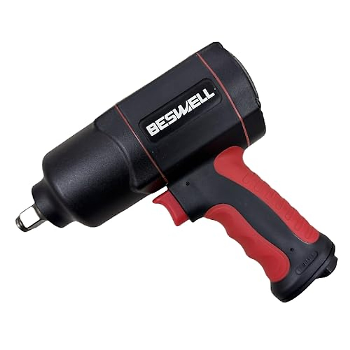 BESWELL-1180 Ft.lbs Max Loosen Torque 1/2" Regular Size Twin Hammer Air Impact Wrench-BW-112BN