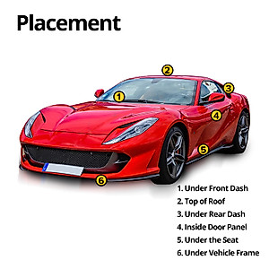 Family1st Portable Automobile GPS Trackers for Vehicles, Cars, Loved Ones, Real Time Tracking App, Up to 30 Days Battery Life, Hidden Tracking for Theft Protection & Subscription Needed.