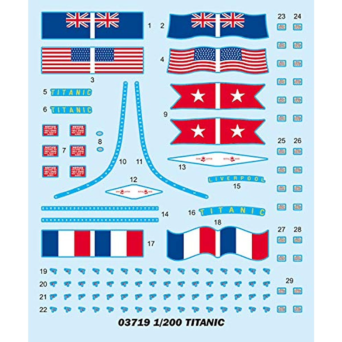 Trumpeter Titanic Plastic Model Kit with LEDs