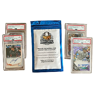 High Cheese Baseball Walk Off Mystery Pack - 2 Cards, 1 PSA Graded & 1 Autograph/Relic Ungraded