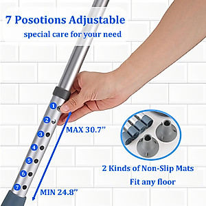 FSA/HSA Eligible Toilet Safety Rail - Adjustable Detachable Medical Toilet Safety Frame for Elderly, Heavy Duty Toilet Handles for Elderly and Handicap Toilet Safety Rails, Toilet Bars Fits Most Toile