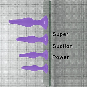 Anal Plug Sex Toys,HISIONLEE 5PCS Sex Anal Toys Silicone Butt Plug Training Kit for Adult Sex Toys & Games Women Male and Beginners (Purple)