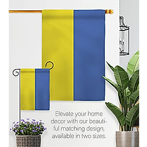 Ukraine Garden Flag Wall Tapestry Home Decor Bandera de Support Stand with Ucrania Banner Small House Decoration Lawn Yard Sign Ukrainian Gift Made In USA