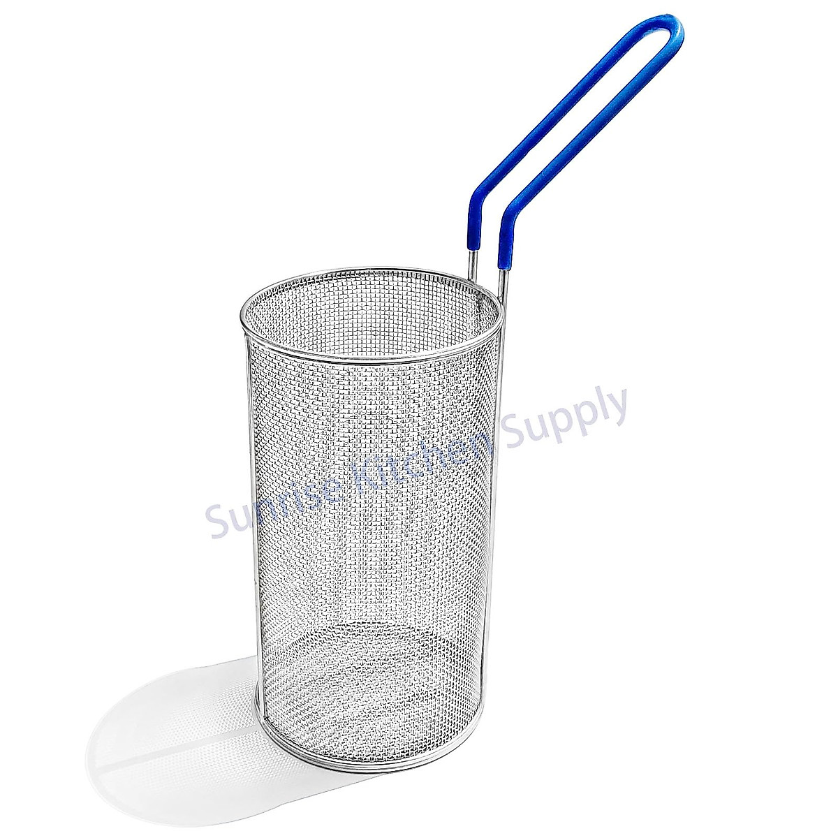 Sunrise Kitchen Supply Stainless Steel Pasta Boil Basket (2, 5" D x 9" H)