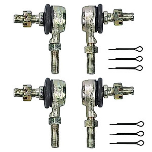 HOLATO 10-10mm Left Right Tie Rod Ball Joint for 50cc 70cc 90cc 110cc 125cc Tao Tao ATK 125 Coolster Baja Kazuma Roketa 4 Wheeler ATV Quad Go Cart Kart Pit Dirt Bike Moped Scooter Part