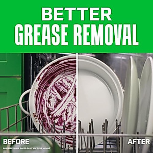 Cascade Free & Clear Dishwasher Pods, Dishwasher Detergent, Dish Detergent Soap, Lemon Essence, 47 Count