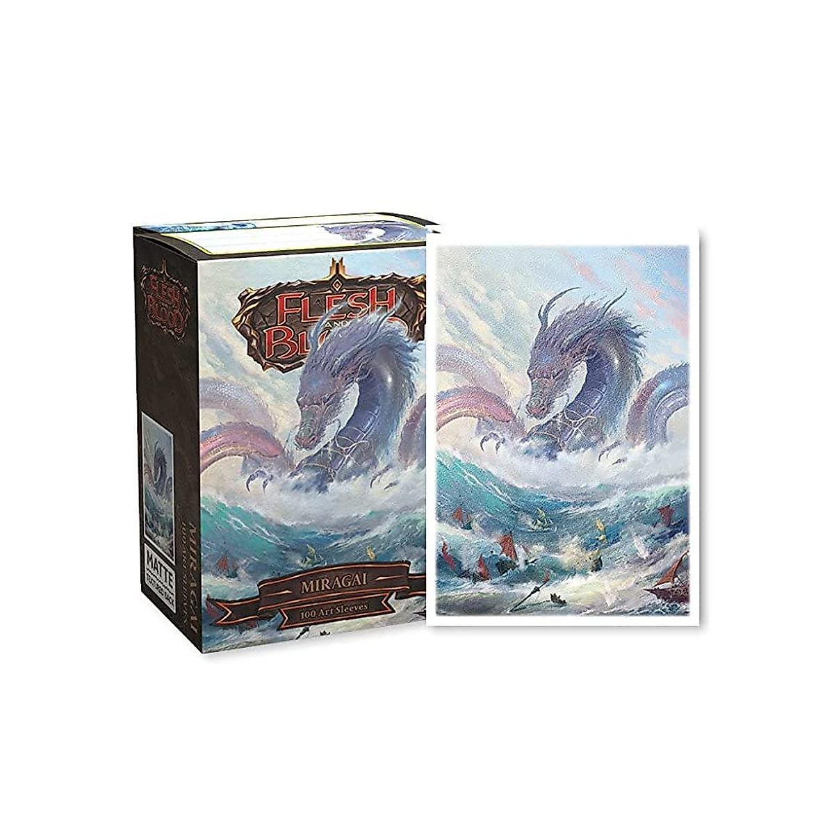 Dragon Shield Sleeves – Flesh and Blood: Miragai 100 CT - MTG Card Sleeves are Smooth & Tough - Compatible with Pokemon & Magic The Gathering Card Sleeves
