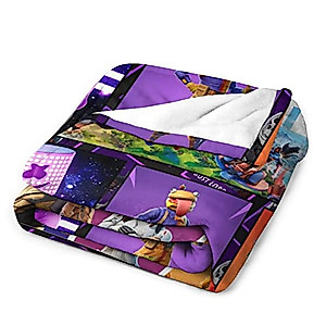 uvsgucm Game Battle Royale Anime Blanket,Shooting Game Anime Throw Blanket.49 * 39-BL-2
