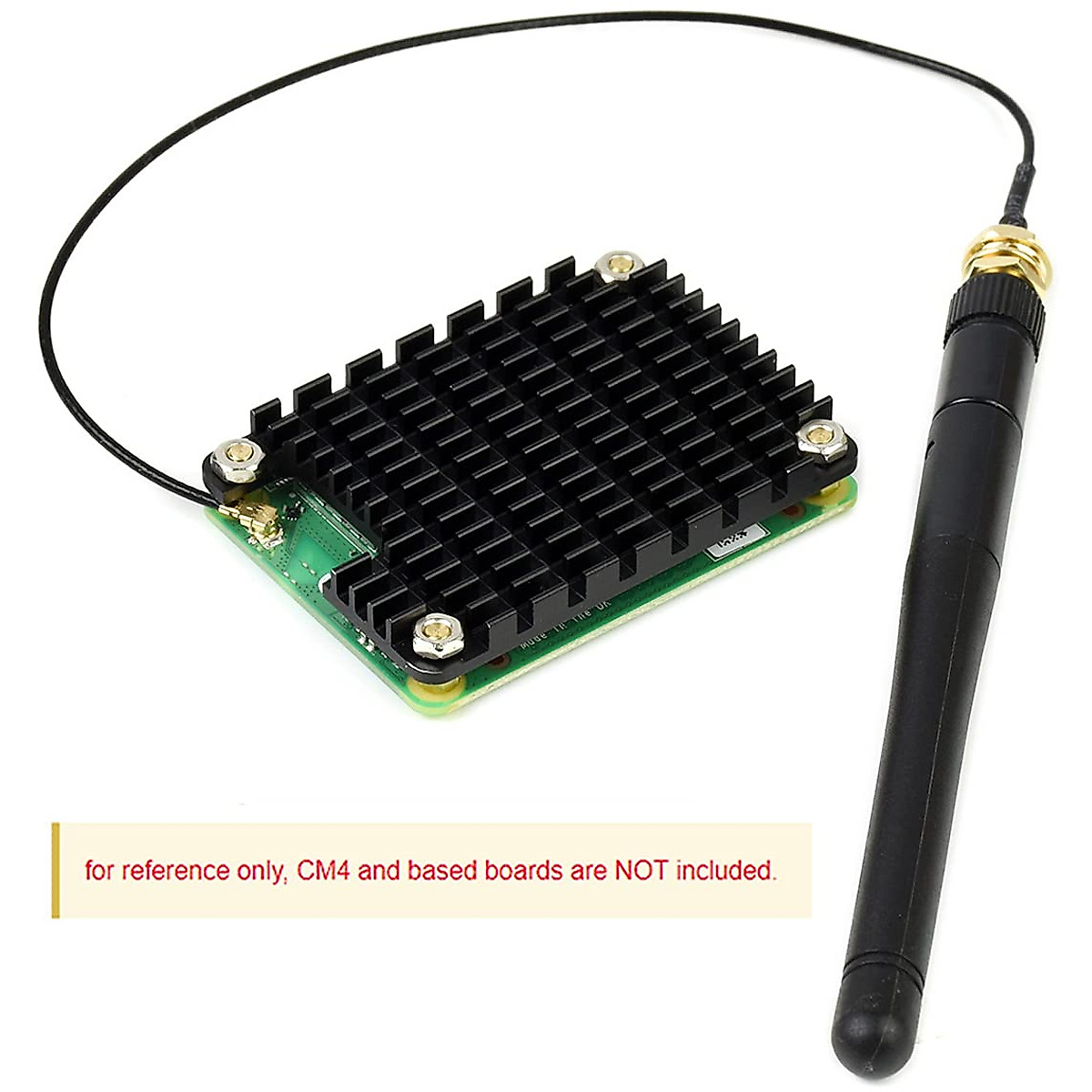 Dedicated Aluminum Heatsink Compatible with Raspberry Pi Compute Module 5 (CM5) / Compute Module 4 (CM4), CM4/ CM5 Heatsink with Screws and Thermal Tapes