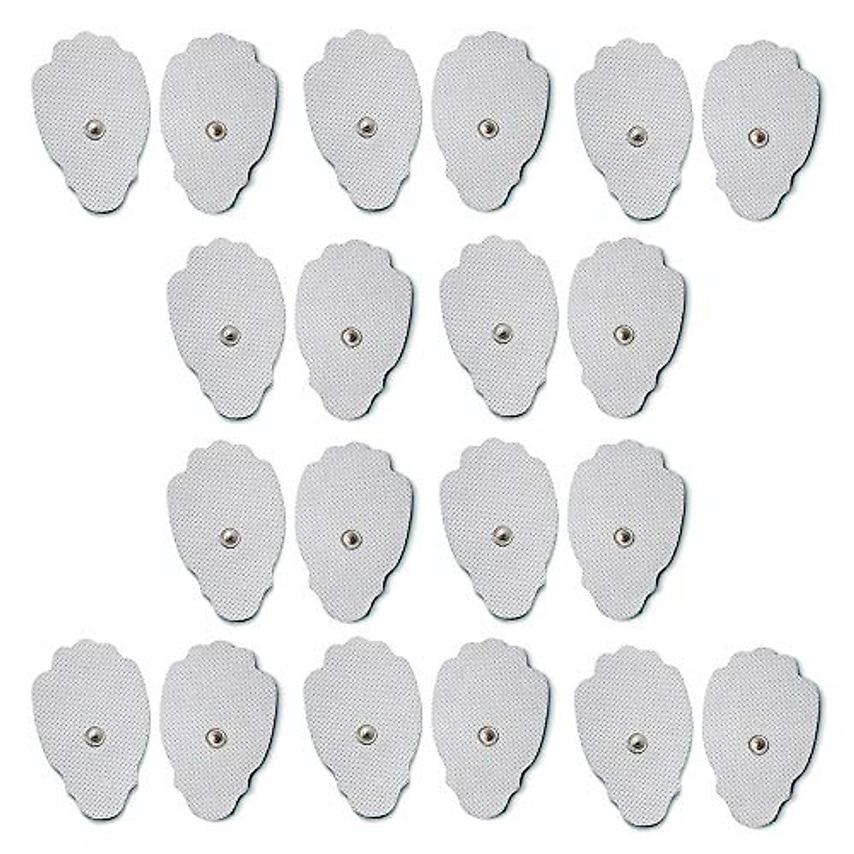 TENS Electrodes, Super Value 20 Replacement Electrode Pads for TENS Units, Snap TENS Unit Electrodes