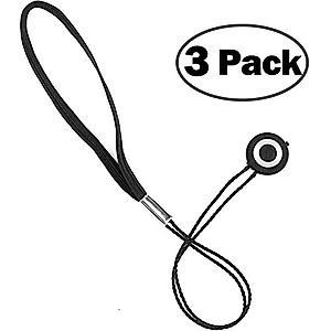 ChromLives Lens Cap Leash Lens Cap Keeper Holder Prevent Lens Cap Lost Compatible with DSLR SLR Camera Canon/Nikon/Sony/Panasonic/Fujifilm Camera and More (3Pack)