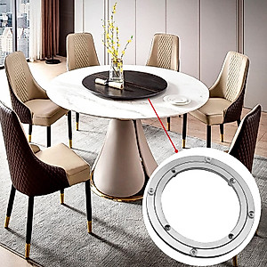 2 Pack Lazy Susan 8 inch Aluminum Turntable Ball Bearing, Heavy Duty Silent Turner Bearing Turntable Bearing Swivel Turntable Bearing 8 inch