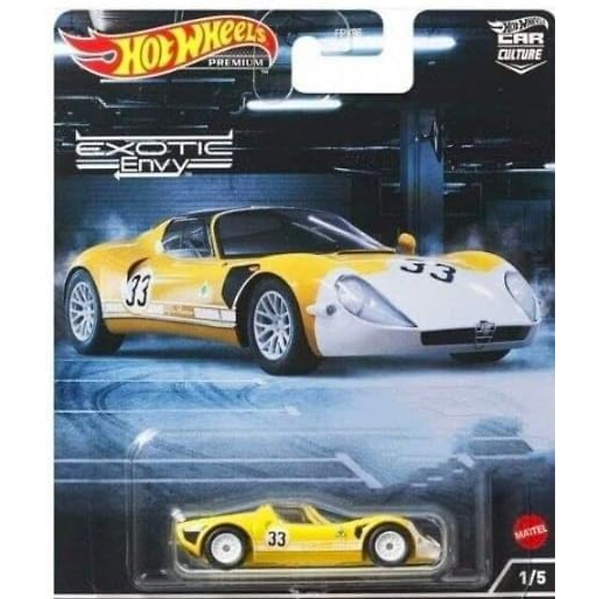 Hot Wheels Car Culture 2022 Exotic Envy Complete Set of 5 Diecast Vehicles from FPY86-957M Release