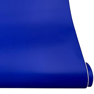 Yifely Solid Blue Color Shelving Paper Peel & Stick Shelf Liner Dresser Drawer Sticker 17.7 Inch by 9.8 Feet