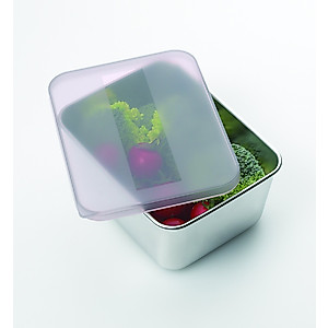 Yoshikawa EAtCO YOUKI Food Container, Silver