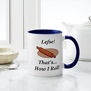 CafePress Lefse How I Roll Mug Ceramic Coffee Mug, Tea Cup 11 oz
