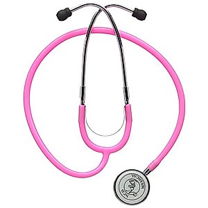 Prestige Medical Dual Head Stethoscope, Hot Pink, 3.6 Ounce
