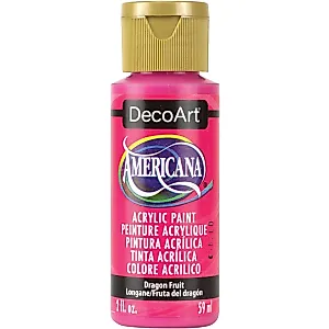 DecoArt DA300-3 Americana Acrylic Paint, 2-Ounce, Dragon Fruit