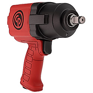 Chicago Pneumatic CP7741 Air Impact Wrench (1/2 Inch), Air Impact Gun Industrial Repair & Assembly Tool, Pistol Handle, Twin Hammer, Max Torque Output 715 ft. lbf/970 Nm, 10000 RPM