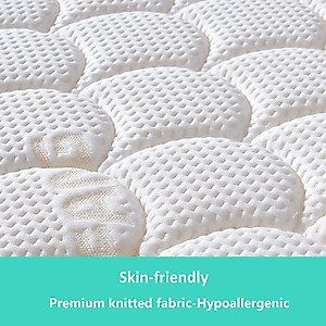 Vibe bear Premium Foam Mini Crib Mattress - Dual-Sided- 38x24x4 Inch- 100% Breathable, Non-Toxic, Quiet and Odorless, Hypoallergenic, Fits Most Mini Cribs