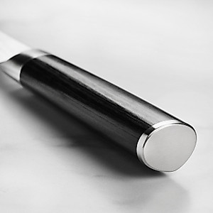 Shun Classic 7 inch Santoku Knife, Handcrafted in Japan, DM0702