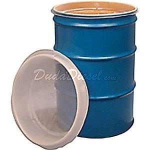 Duda Diesel Duda Energy fs55:200u 55 gal EZ Strainer Insert, 200 Micron for Drum Barrel Filtering, Water Paint, Biodiesel, Wvo Wmo Vegetable Oil, 24" Length, HDPE