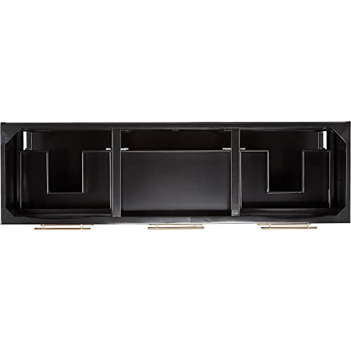 Signature Hardware 953330-72-RUMB-0 Robertson 72" Free Standing Double Vanity Cabinet Set with Mahogany Cabinet, Vanity Top and Rectangular Undermount Sinks - No Faucet Holes