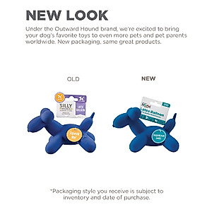 Outward Hound Latex Rubber Balloon Dog Squeaky Dog Toy, Large