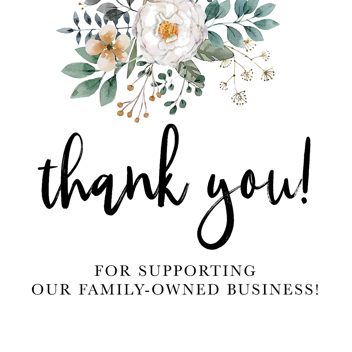 Andaz Press Wedding Party Signs, Rustic Wood Print, 8.5-inch x 11-inch, Cards and Gifts Thank You, 1-Pack, Unframed