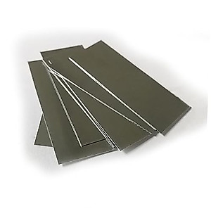 CORHAD 2 Pcs Zinc Experimental Device Fruit Material Battery Material Battery Tester Fruit Battery Plate Electrode Fruit Tester Silver