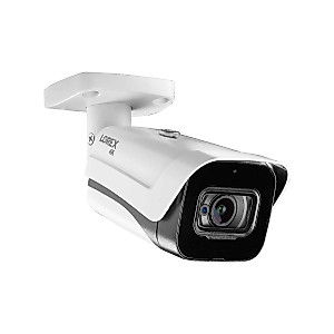 Lorex C861MB Indoor/Outdoor 4K Ultra HD Analog Metal Security Bullet Camera, 2.8mm, 135ft IR NV, Color Night Vision, Audio, Works with D841/D841B, DV900, LHV5100/W Series, Camera Only (Renewed)