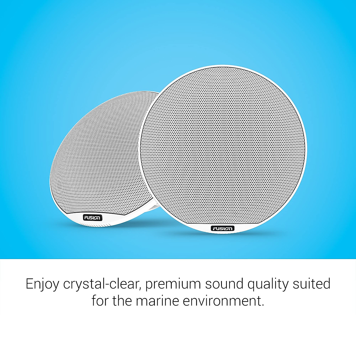 Garmin Fusion® Signature Series 3i Marine Coaxial Speakers, 7.7" 280-watt Coaxial Classic White Marine Speakers (Pair)