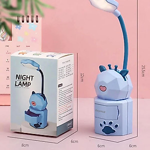 Rxymuz Led Reading Night Light, Cute Mini Kawaii Desk Lamp,Foldable Cute Desk Lamp,Cute Lamps for Home Office for Bedrooms Aesthetic,Office Desk Lamp Led Nights for Kids for Office 3 Colors