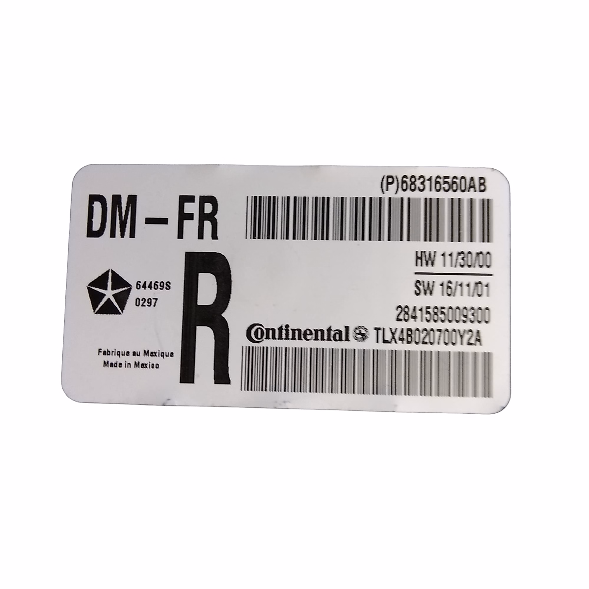 Door Module front right (passeger) 68245460AB compatible with dodge durango 2011-2017, journey 2012-2017