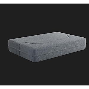 Tdewlye Folding Sofa Bed, Fold Out Futon Sofá Bed, Foldable Floor Couch Bed with Memory Foam, Convertible Full Sleeper Couch Bed, Stylish Lazy Sofa Bed for Living Room, Guest Room (Grey-k)