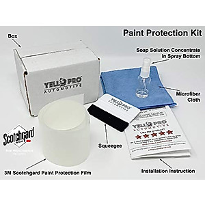 Yellopro Auto Custom Fit Tesla Model S 2017 2018 2019 2020 3M Scotchgard Pro Trunk Rear Bumper Edge Protector PPF Clear Bra Paint Anti Scratch Guard Self Healing Decal Sticker Cover Film Kit