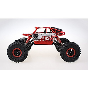 Click N' Play Remote Control Car 4WD Off Road Rock Crawler Vehicle 2.4 GHz, Red