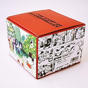 Moomin Valley Water Color Soup Mug Cup Yamaka Japan