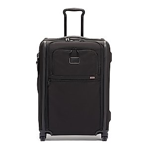TUMI - Alpha Short Trip Expandable 4-Wheeled Packing Case - Roller Bag for Short Trips & Weekend Getaways - Luggage with 4 Spinner Wheels - Travel Suitcase for Men & Women - Black