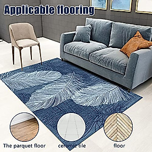 YEXEXINM 36"X48" Chair Mat for Hardwood Floor, Anti-Slip Desk Chair Mat, Chair Rugs Floor Protectors Mat, Desk Chair Mat for Computer Rolling Chair, Chair Carpet Mat for Home Office