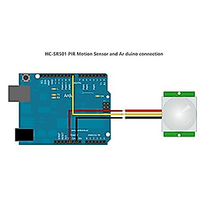 Stemedu 5pcs HC-SR501 PIR Infrared Motion Sensor Human Body IR Movement Detector Sensor Module for Arduino for Raspberry Pi