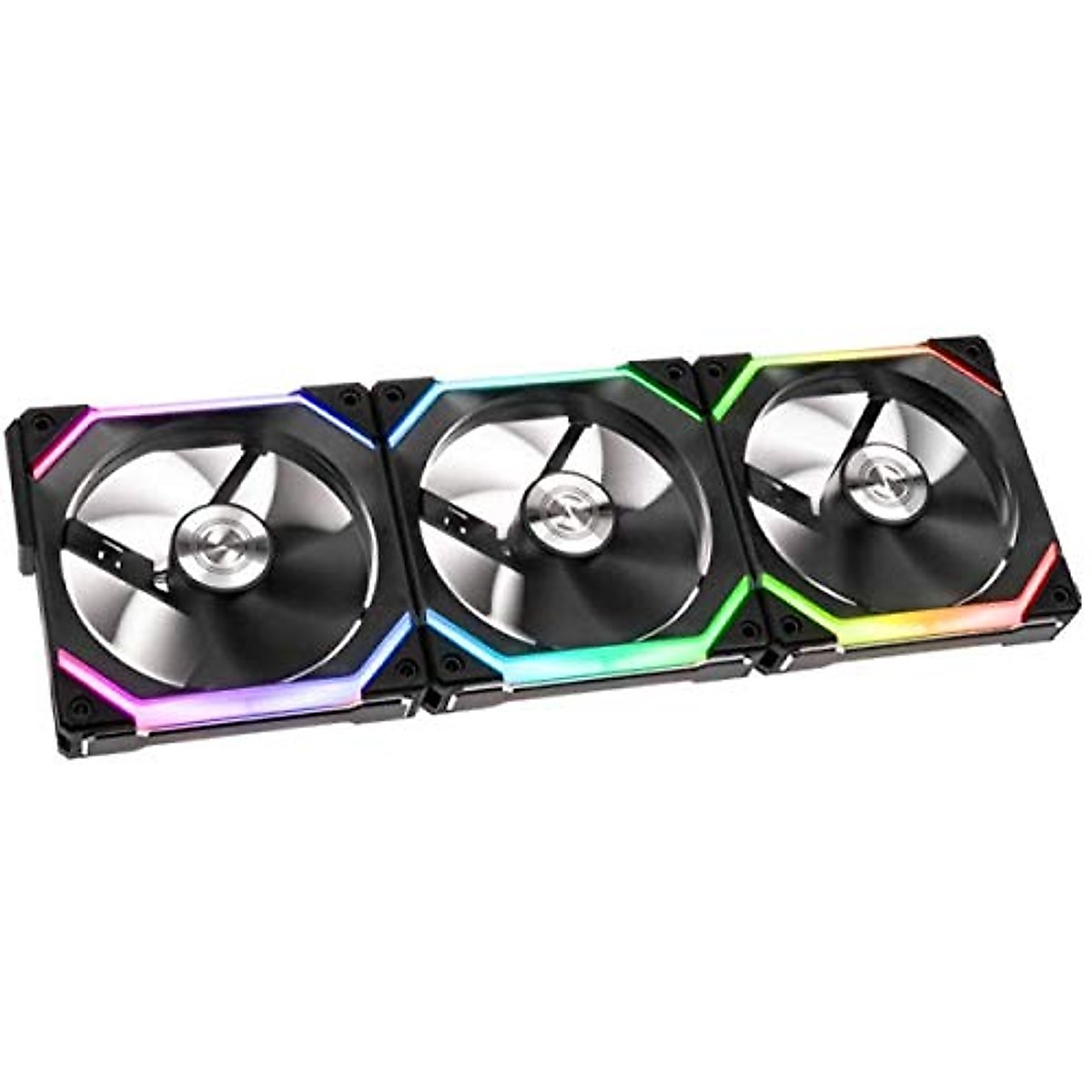 Lian Li UNI FAN SL120 3 Pack Black - with Controller (ARGB 120mm LED PWM Daisy-Chain)